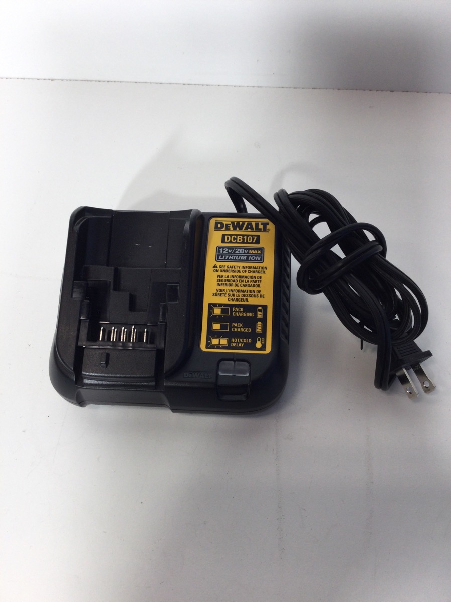 DEWALT DCB107 12V/20V BATTERY CHARGER ONLY Good | Pawn 1 | Spokane | WA