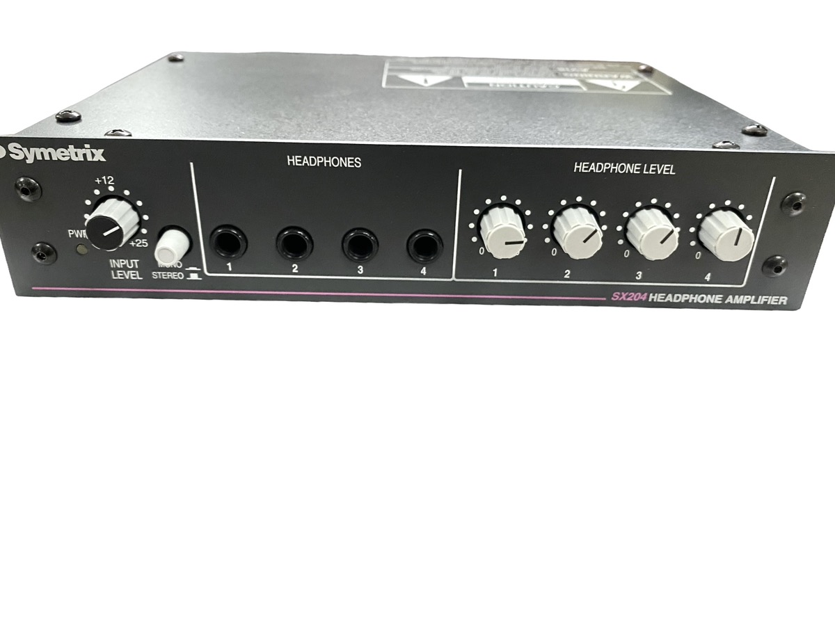 Symetrix SX204, 4-channel Stereo Headphones Amplifier Good | CashCo ...