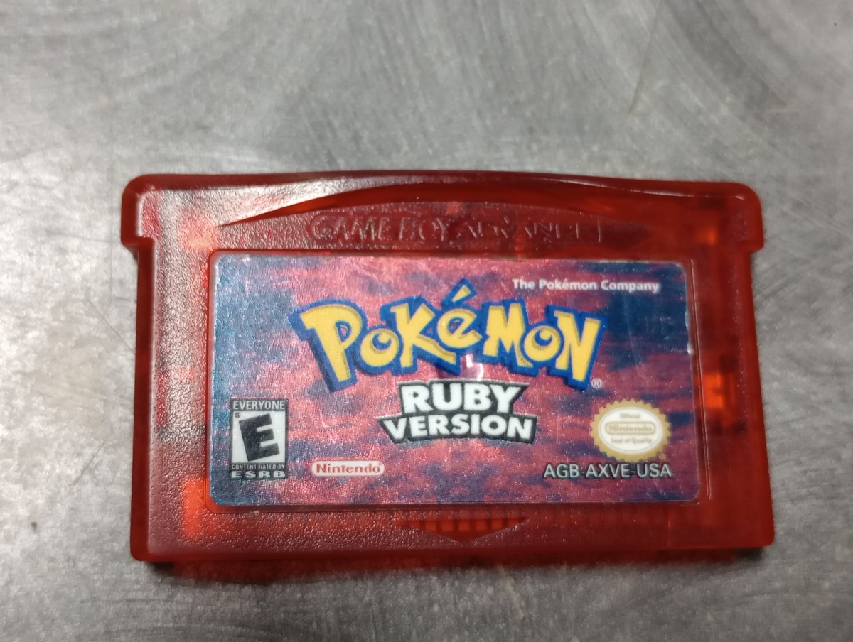 POKEMON RUBY VERSION - (NINTENDO GAMEBOY ADVANCE, 2002) - DRY BATTERY ...