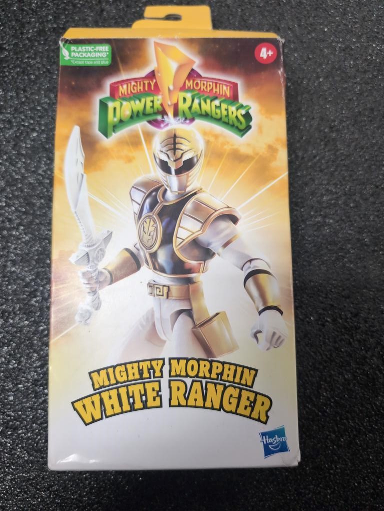 MIGHTY MORPHIN' POWER RANGERS: WHITE RANGER TOMMY OLIVER IOB Very Good ...