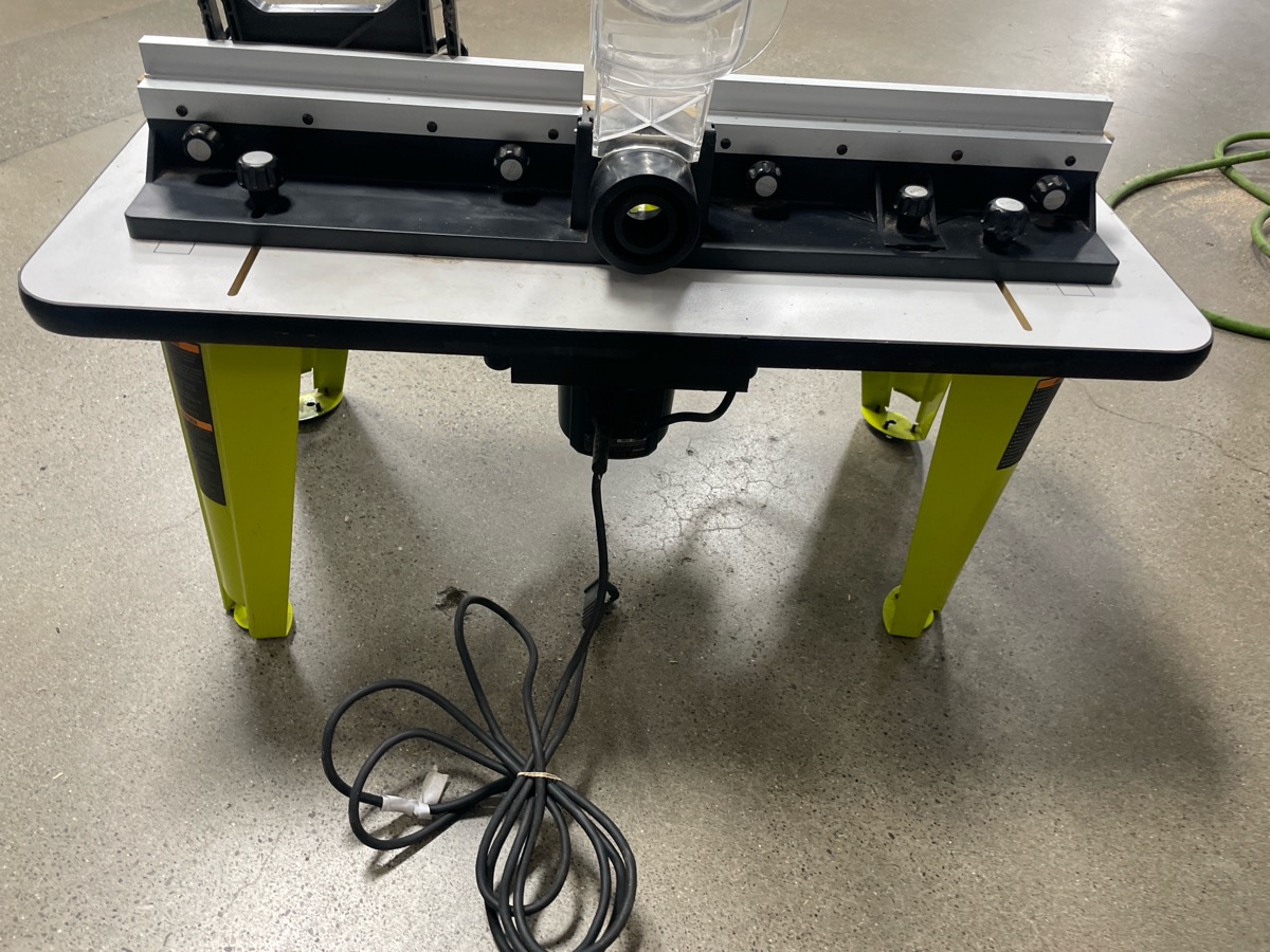 RYOBI A25RT03 CORDED ROUTER TABLE Good | Pawn 1 | Spokane | WA