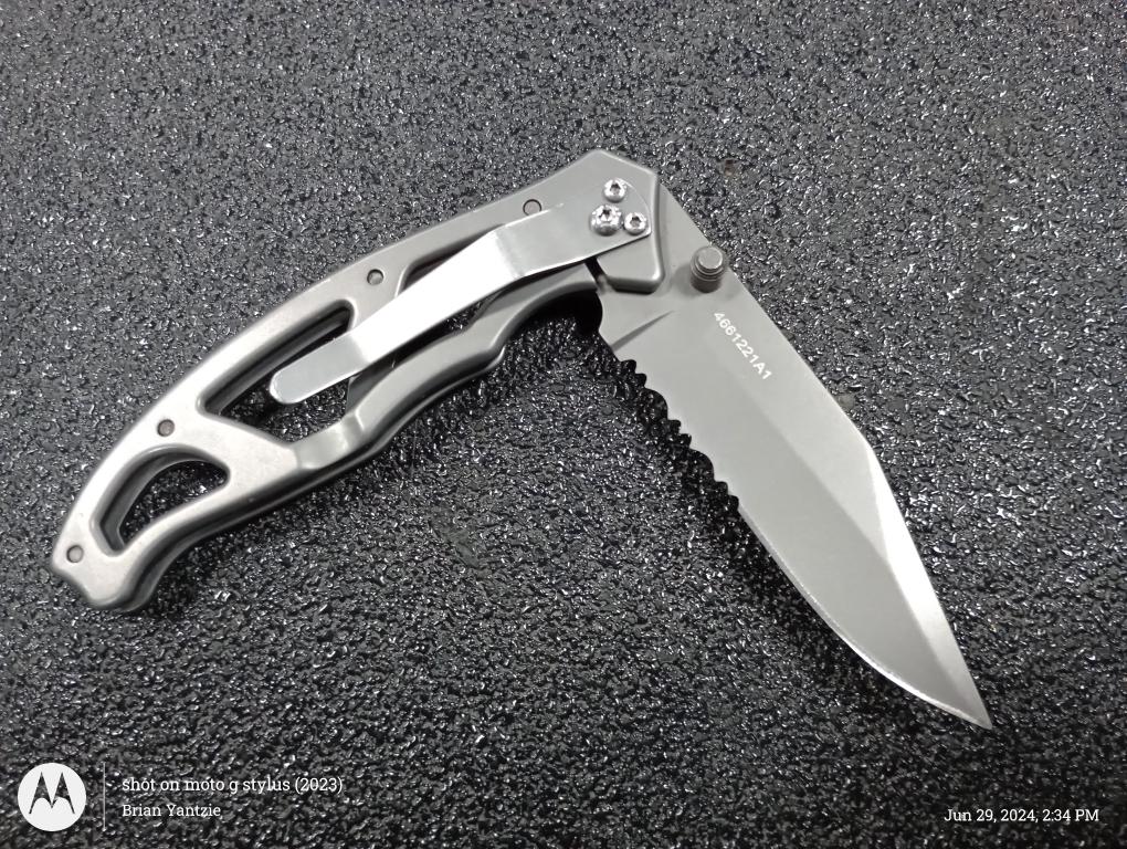 GERBER SKELETONIZED FOLDING POCKET KNIFE Very Good | Pawn 1 | Spokane | WA