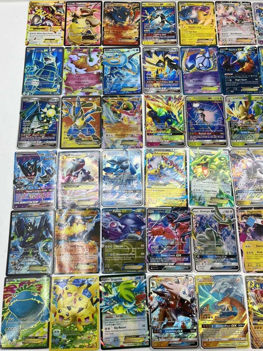 Pokemon TCG EX GX Holo Ultra Rare Full Art Mega Kangaskhan Venusaur Mew ...