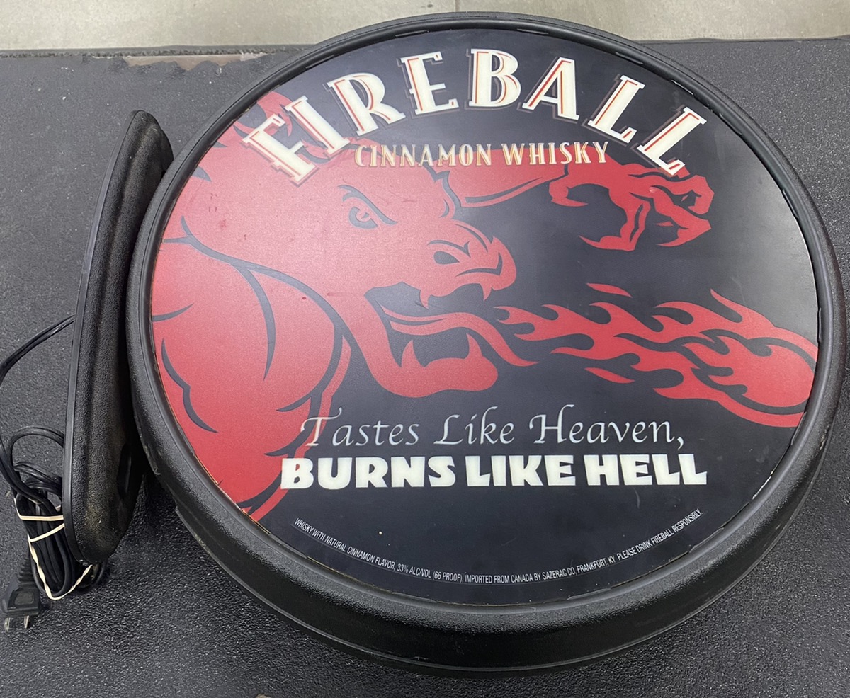 FIREBALL CINNAMON WHISKEY LIGHT UP SIGN Good | Pawn 1 | Spokane | WA