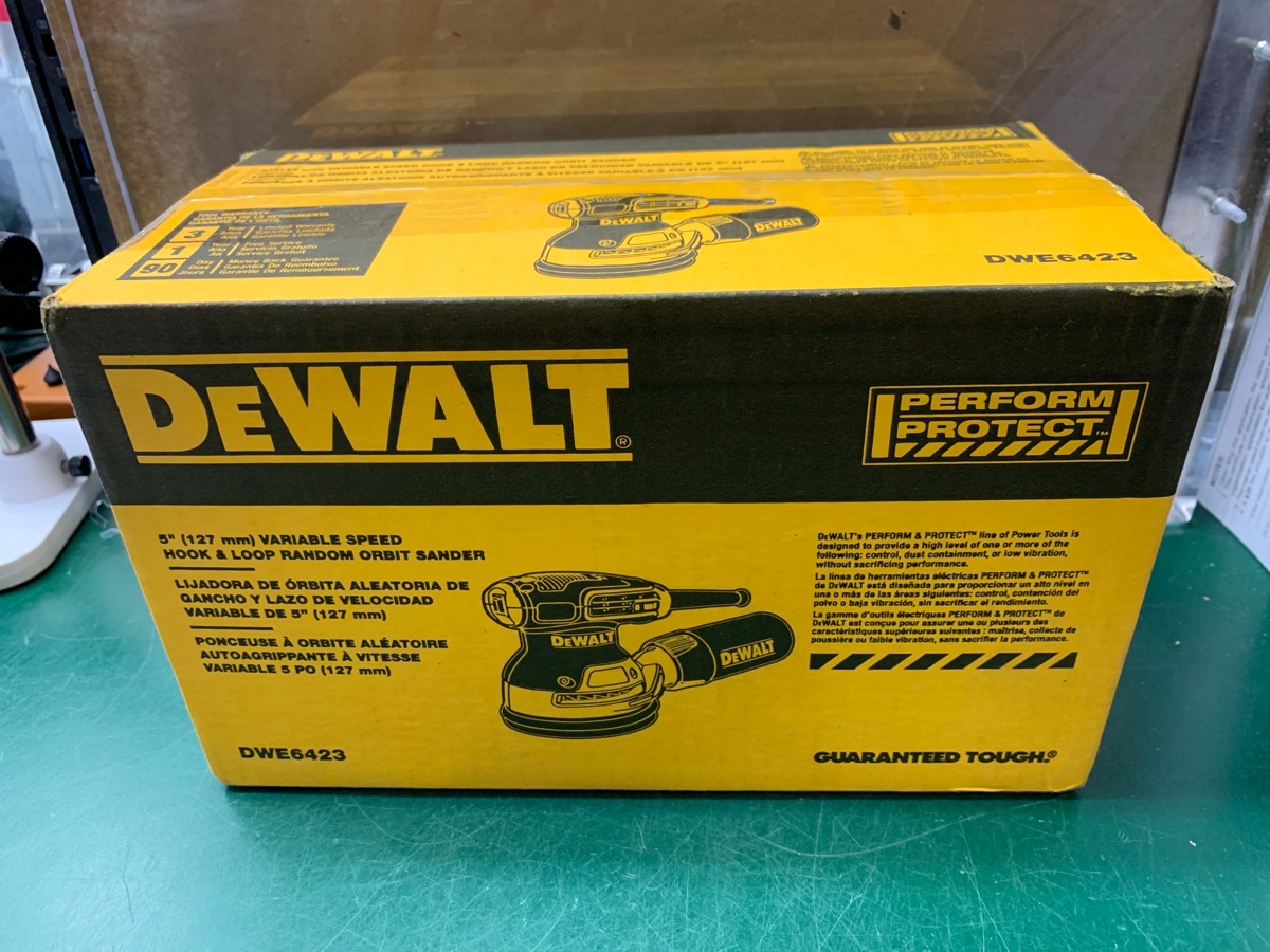 DeWalt DWE6423 Corded 5" Variable Speed Random Orbital Sander Brand New ...