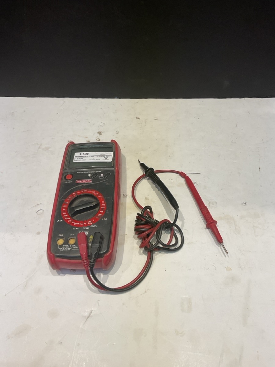 CRAFTSMAN DIGITAL MULTIMETER 82170 Good | Buya