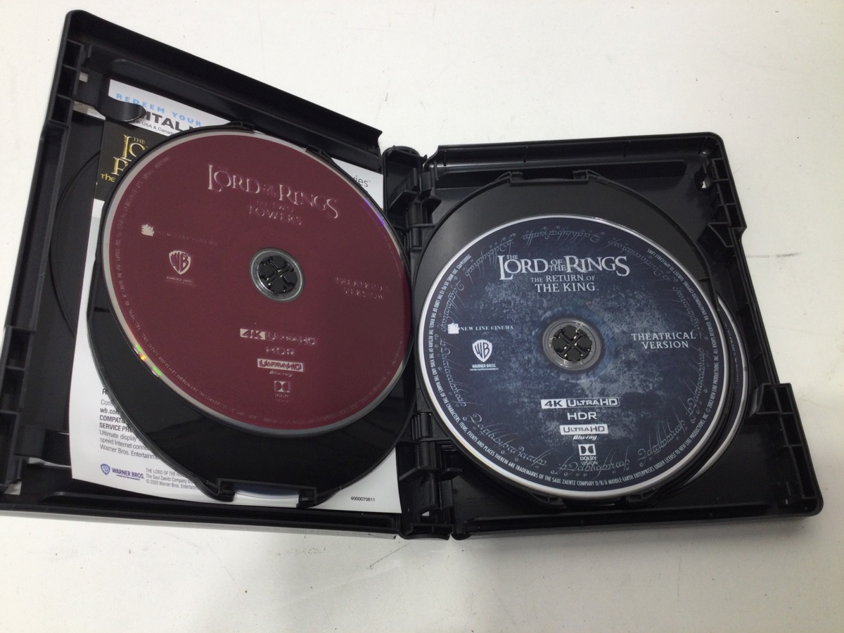 THE LORD OF THE RINGS THE MOTIO PICTURE TRILOGY 4K UHD Good | Pawn 1 ...