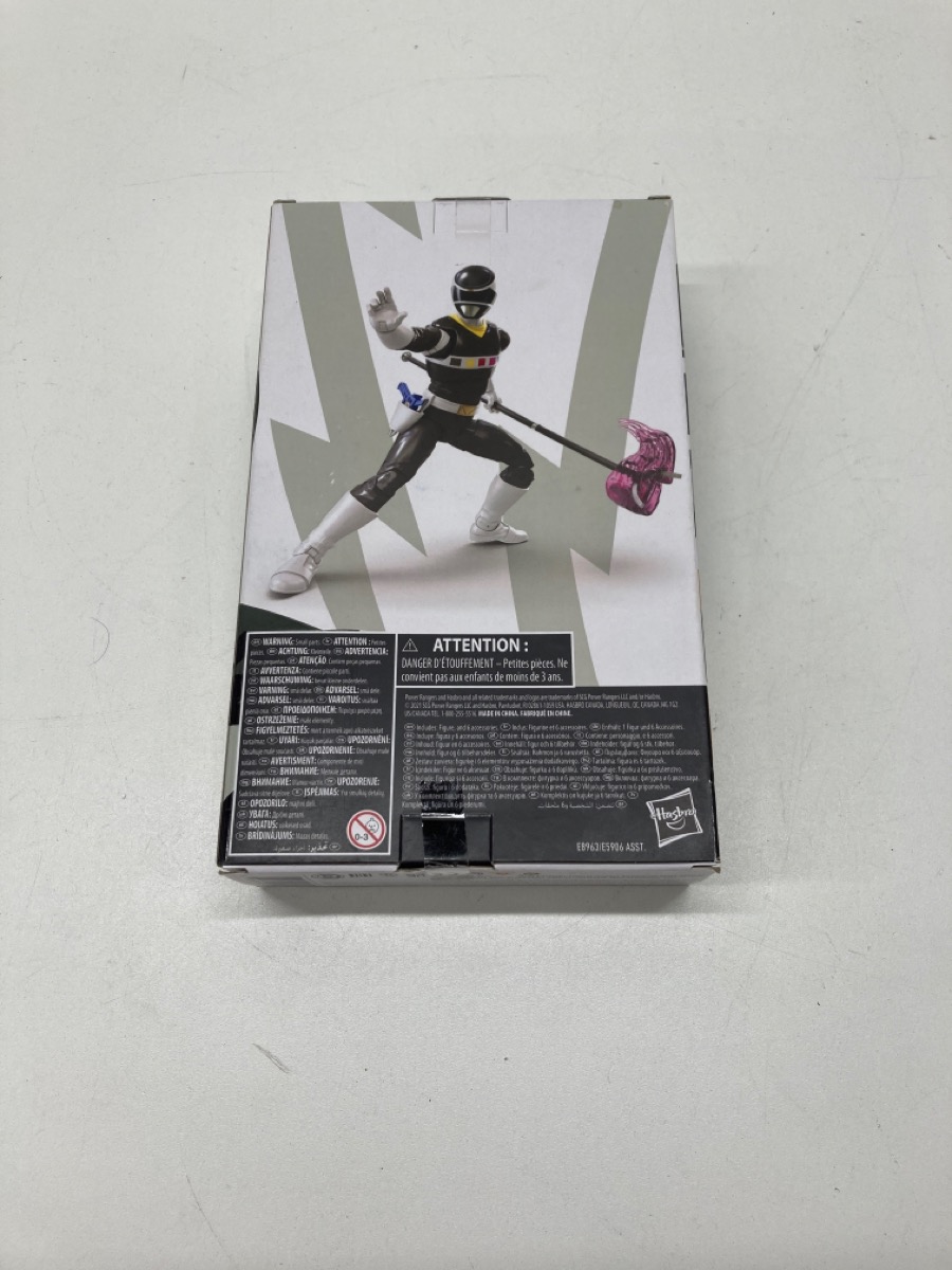 POWER RANGERS SPACE BLACK RANGER LIGHTNING COLLECTION Brand New | Buya