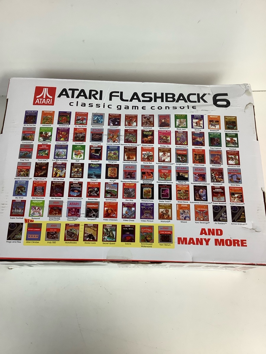 ATARI CONSOLE FLASHBACK 6 IN BOX Good | Pawn 1 | Spokane | WA