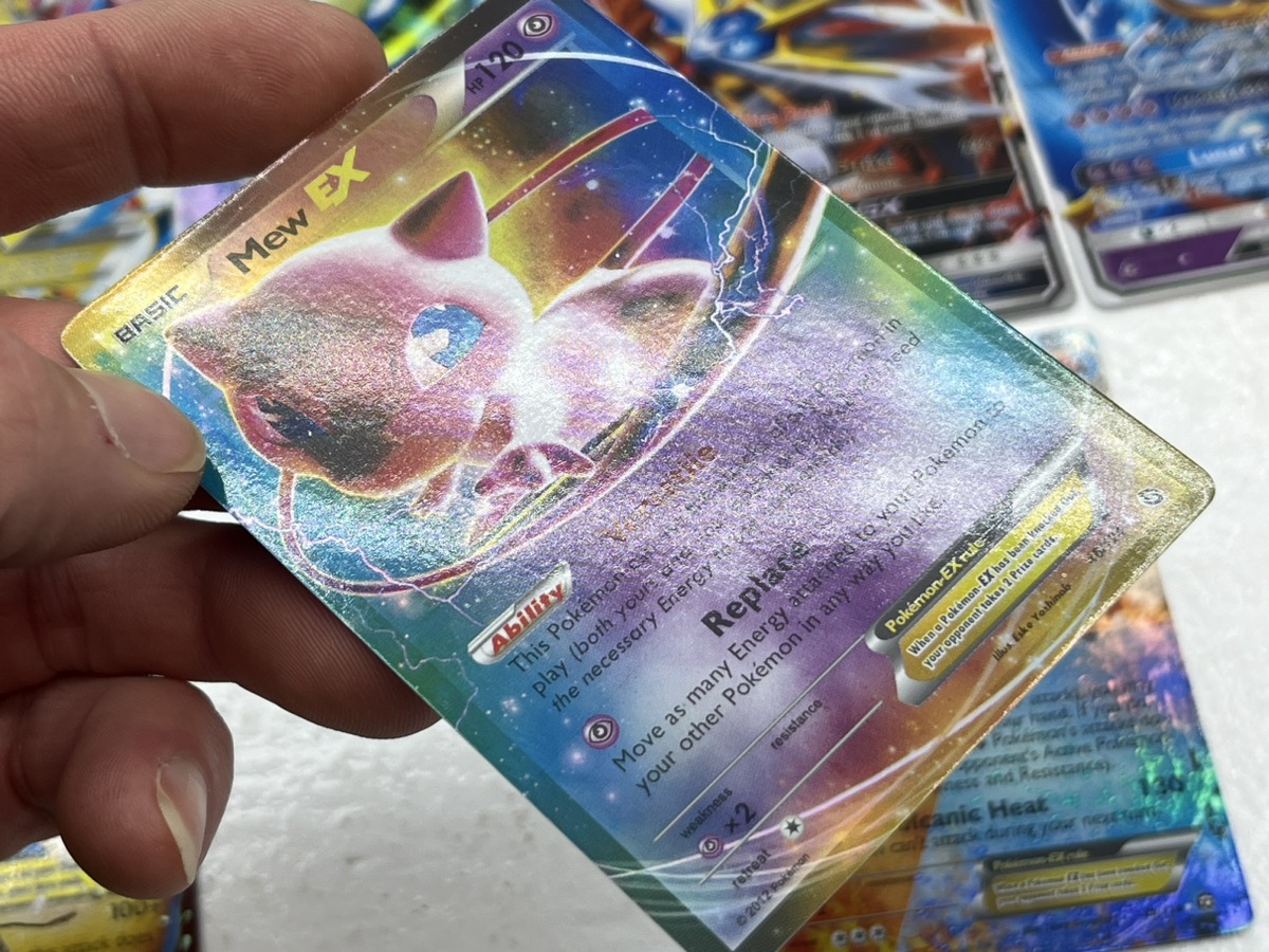 Pokemon TCG EX GX Holo Ultra Rare Full Art Mega Kangaskhan Venusaur Mew ...