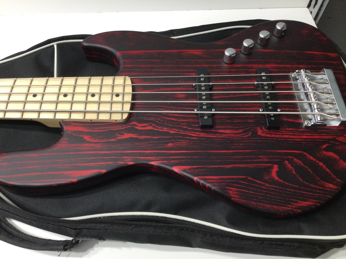 MICHAEL KELLY GUITAR ELEMENT 5 RED TRANSPARENT Like New | Pawn 1 ...