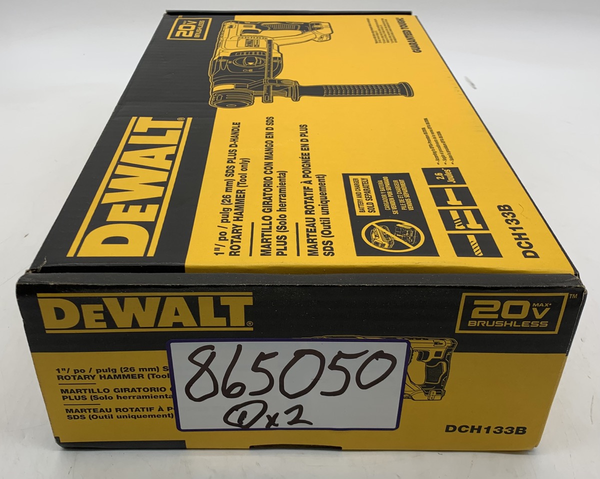 DeWalt DCH133B 20v Max 1" SDS Plus D-Handle Hammer Drill Bare Tool Only ...