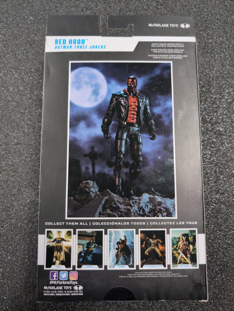 MCFARLANE TOYS - BATMAN: THE THREE JOKERS - RED HOOD ACTION FIGURE NIB ...