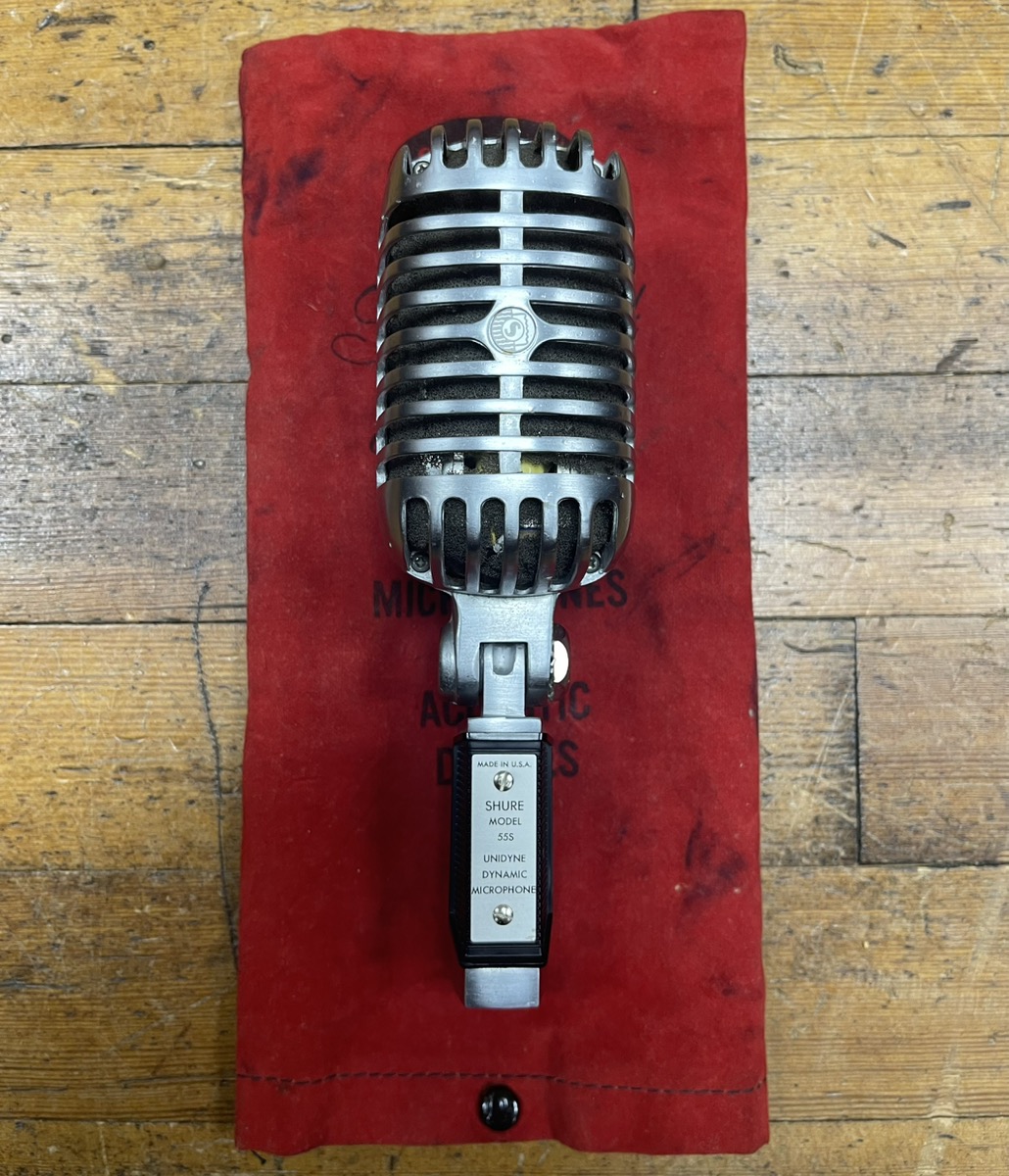 Shure 55S Unidyne Dynamic Microphone Vintage 1950's (VG) Very Good | L ...