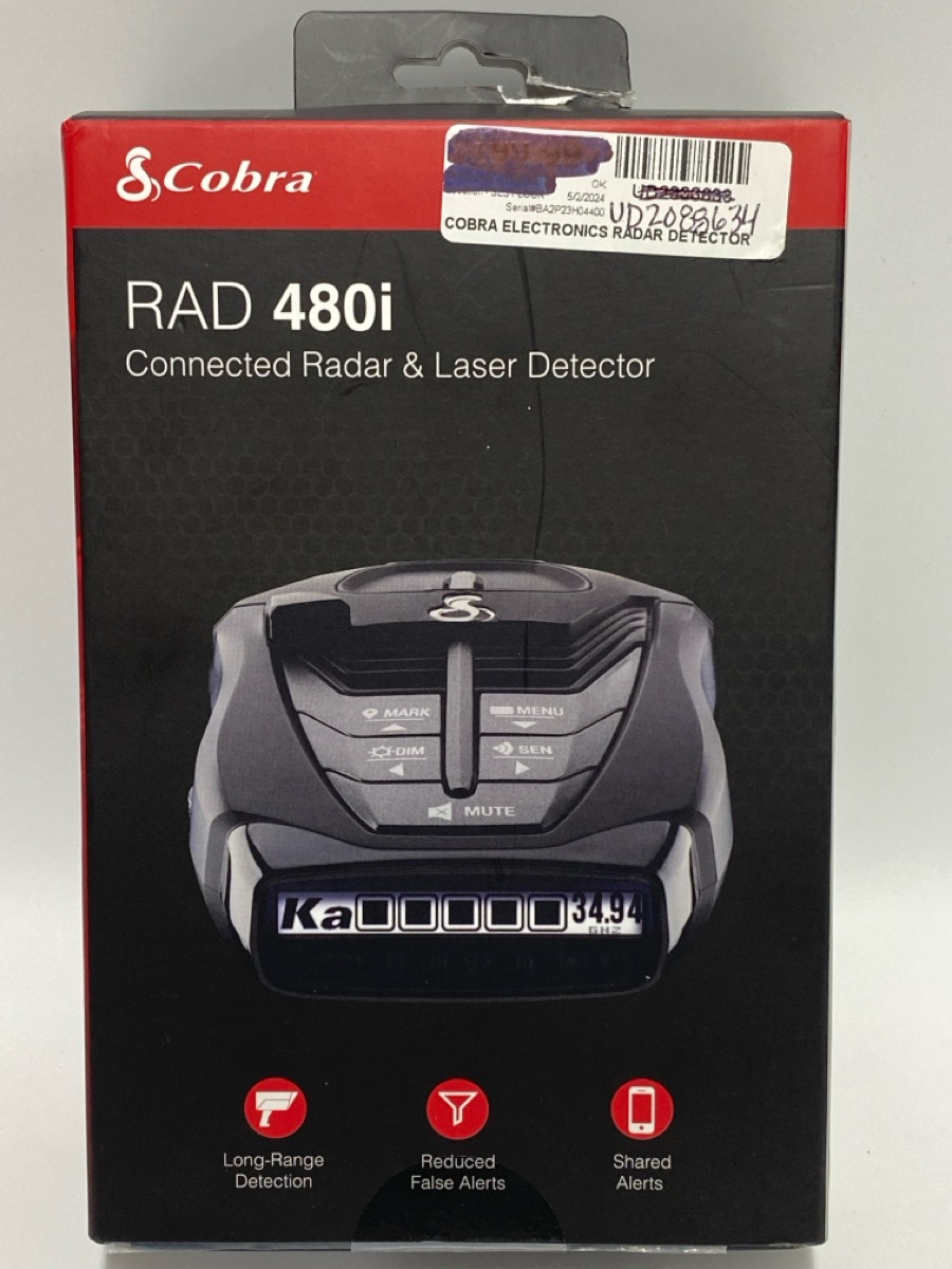 COBRA ELECTRONICS RAD 480INEW COBRA RAD 480I RADAR/LASER DETECTOR Brand New | Buya