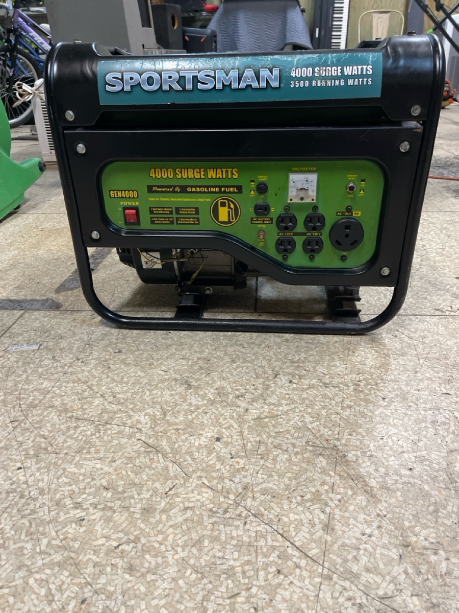 SPORTSMAN'S GEN4000 4000W GAS POWERED GENERATOR. (oe) Very Good | Buya