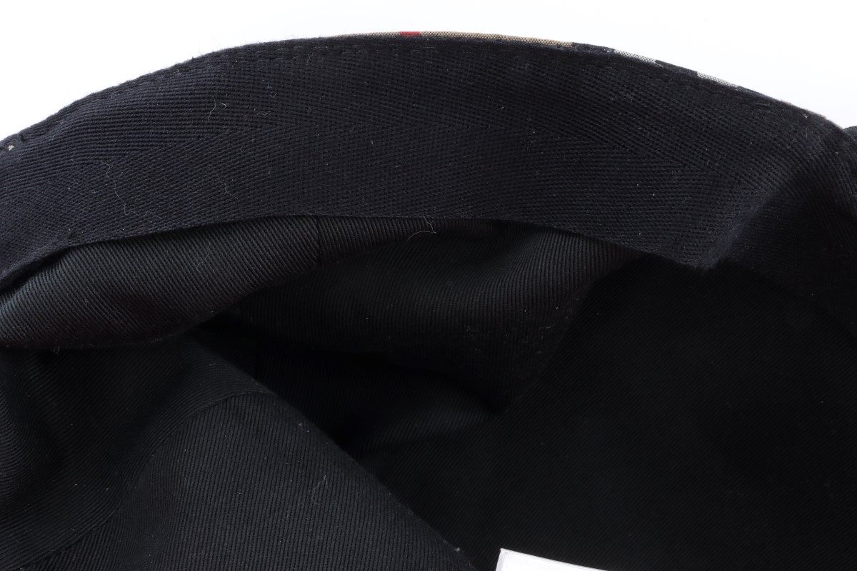 BURBERRY TB MONOGRAM VINTAGE CHECK BASEBALL CAP HAT LARGE L Very Good | Buya