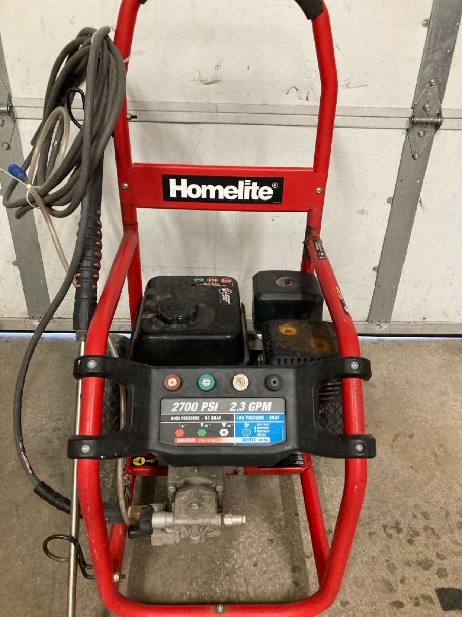 Homelite Pressure Washer 2700 Psi