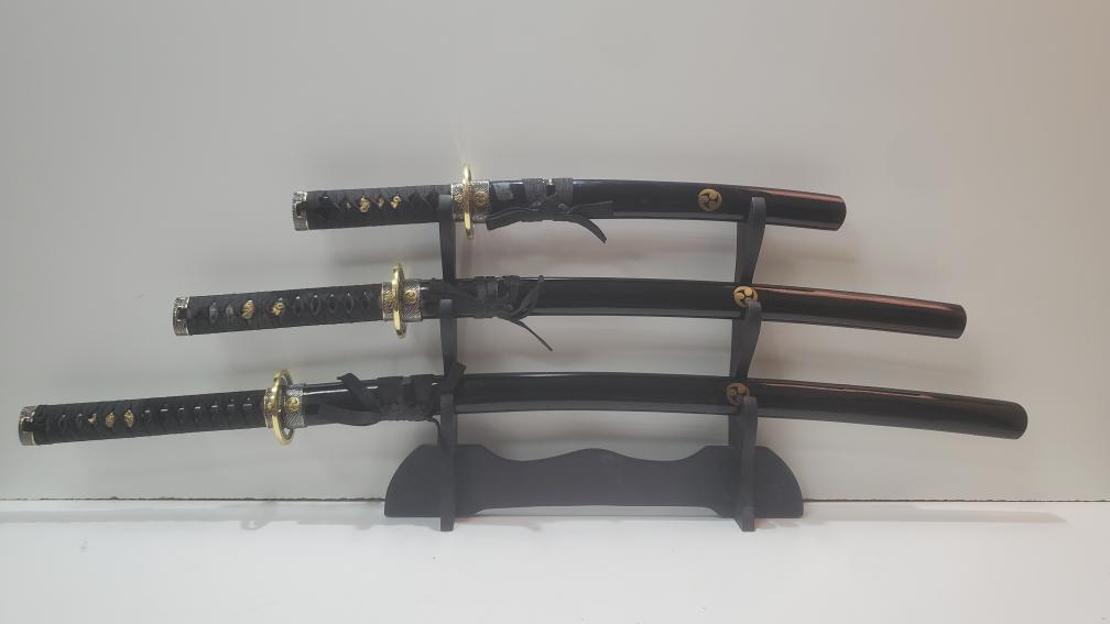 CHINA 3 PIECE SAMURAI SWORD SET Good | Pawn 1 | Spokane | WA