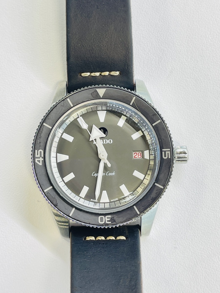 RADO MODEL CAPTAIN COOK 42MM AUTOMATIC WITH SAPPHIRE CRYSTAL & BROWN ...