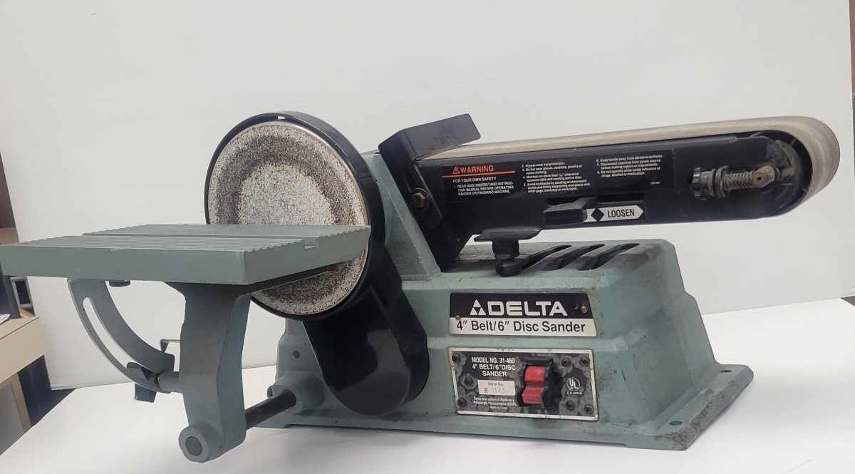 DELTA TOOLS - POWER EQUIPMENT CORPORATION 31-460 BELT-DISC SANDER Good ...