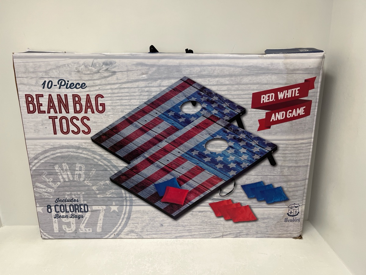 American Flag Wembley Bean Bag Toss New In Box 10 Piece Bean Bag Toss ...