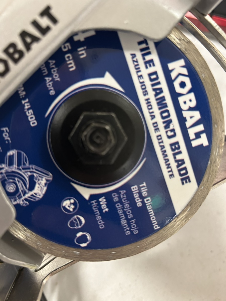 Kobalt Tile Saw Parts 1