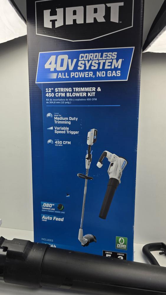 HART TOOL 40V STRING TRIMMER & 450 CFM BLOWER KIT Very Good | Pawn 1 ...