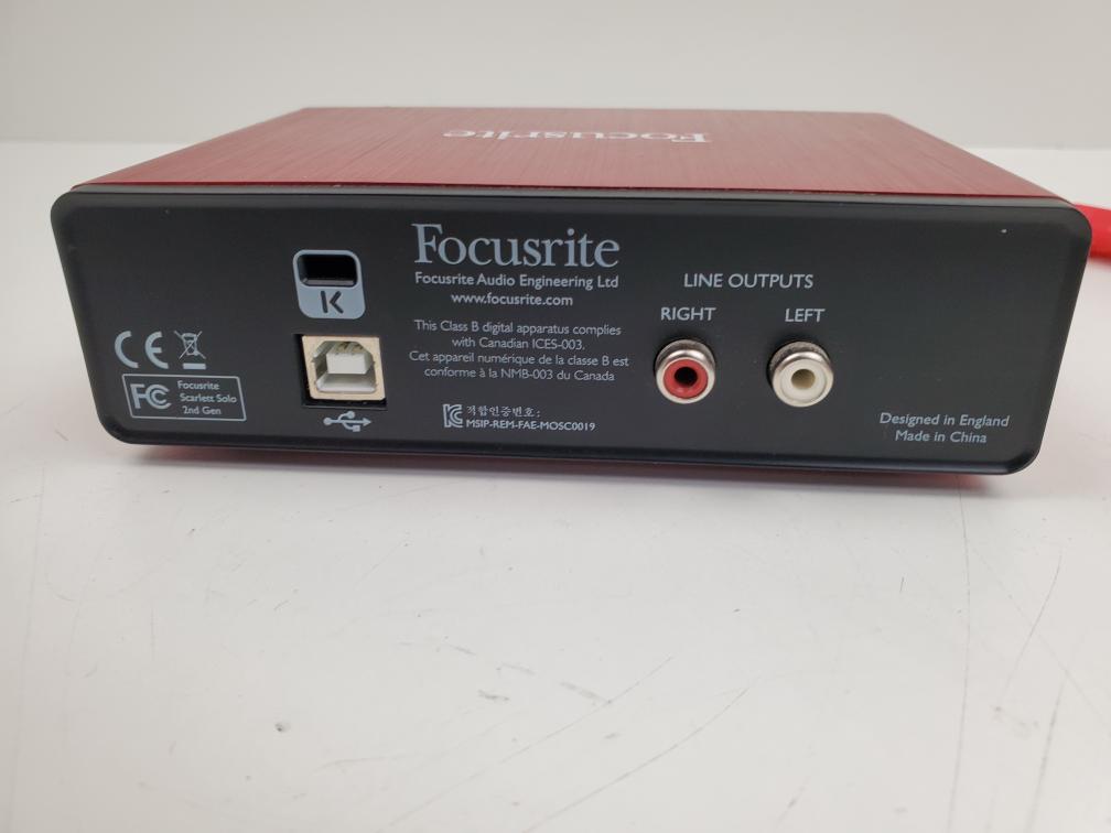 FOCUSRITE SCARLETT SOLO 2ND GEN Very Good | Pawn 1 | Spokane | WA
