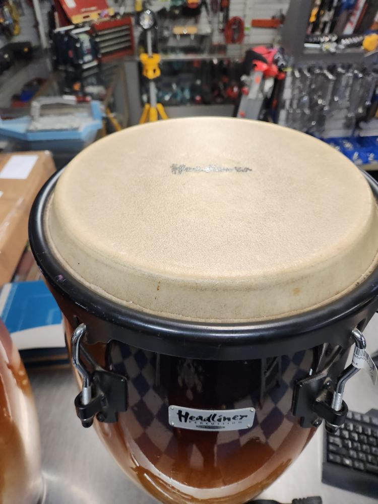 MEINL CYMBALS & PERCUSSION CONGO DRUM SET 11/12" W/ STANDS Like New | Buya