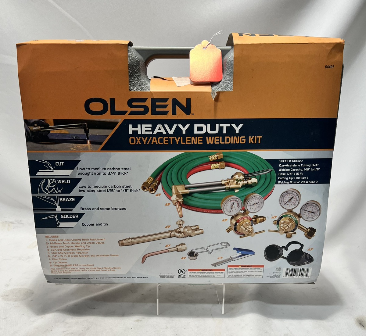 OLSEN Heavy Duty Oxygen and Acetylene Welding Kit Brand New | Jum-Pawn ...