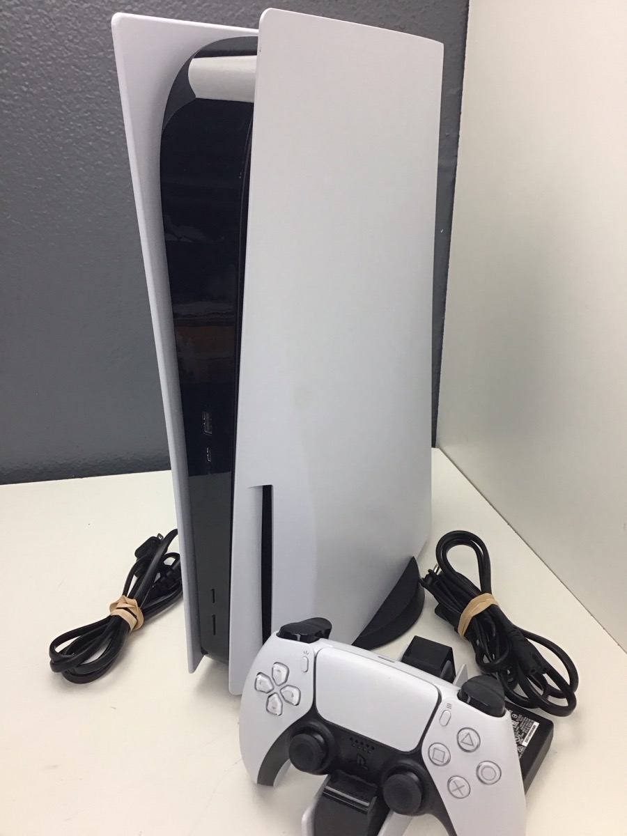 SONY PS5 DISC - CFI-1115A WITH 1CONTROLLER, CHARGER & POWER CORD Very ...