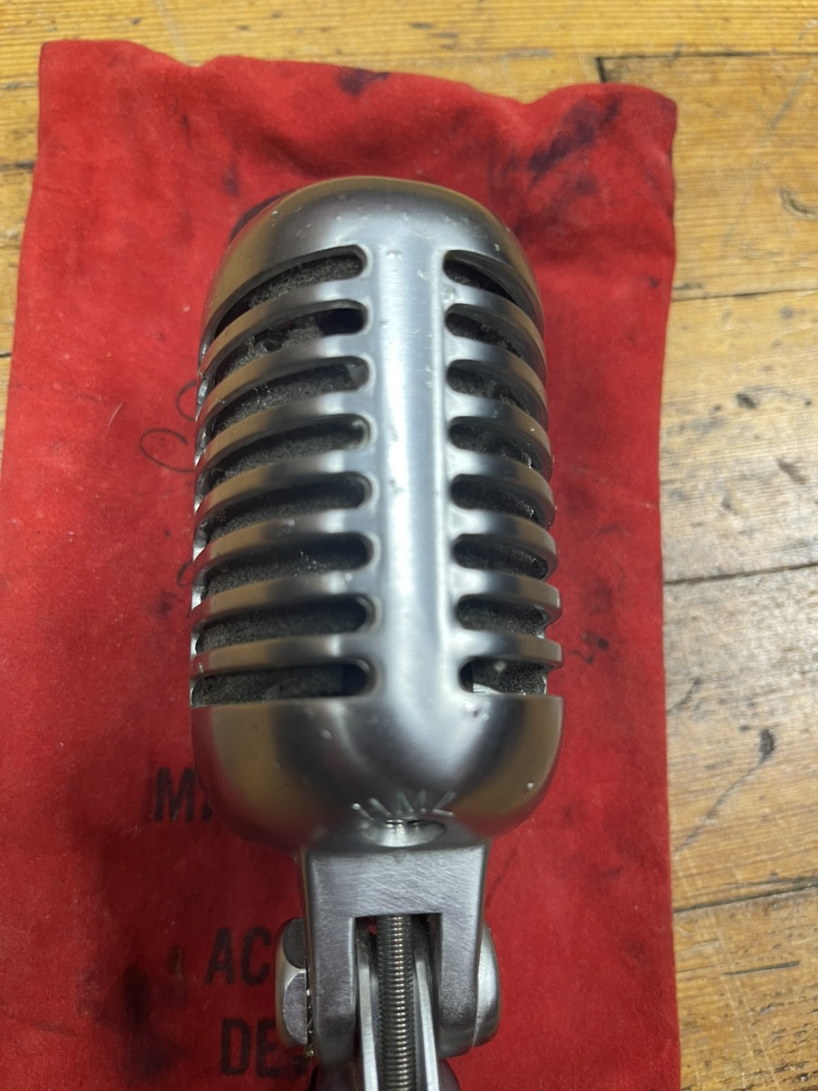 Shure 55S Unidyne Dynamic Microphone Vintage 1950's (VG) Very Good | L ...