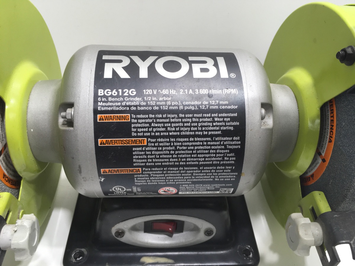RYOBI BENCH GRINDER BG612G Good | Buya