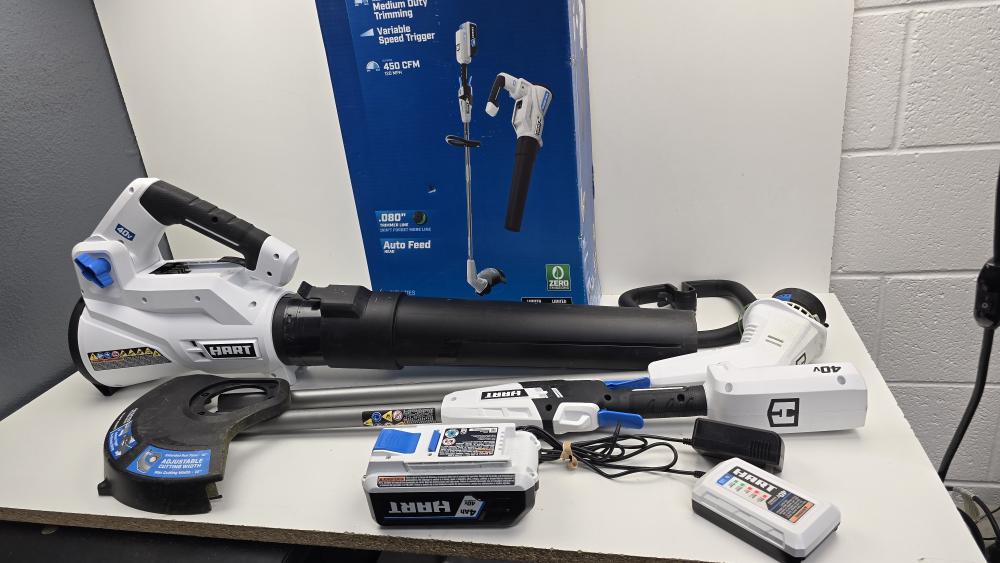 HART TOOL 40V STRING TRIMMER & 450 CFM BLOWER KIT Very Good | Pawn 1 ...