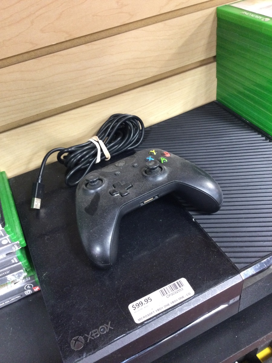MICROSOFT XBOX ONE - CONSOLE - 500GB - 1540 Very Good | Chad's Pawn ...