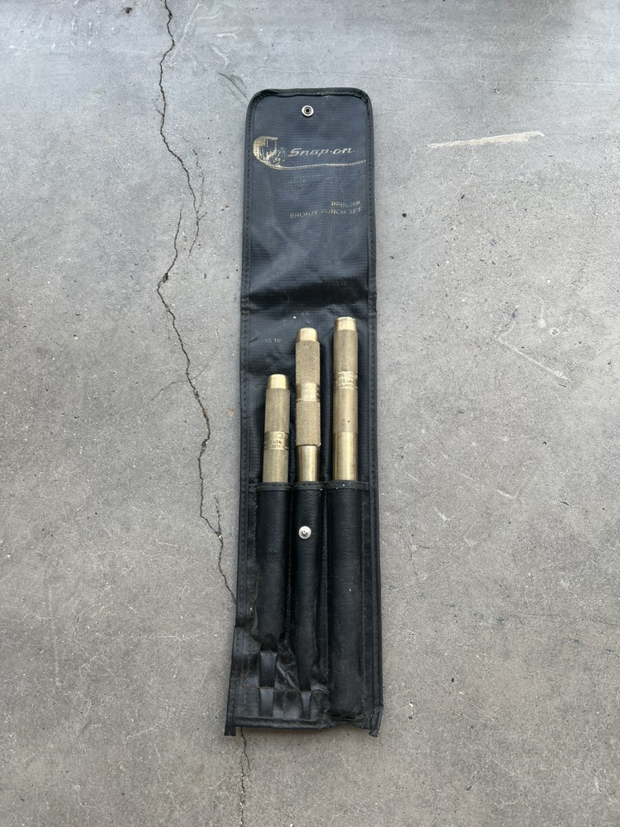 SNAP-ON PPBL30K BRONZE PUNCH SET 3 PIECE SET WITH CASE Good | Buya