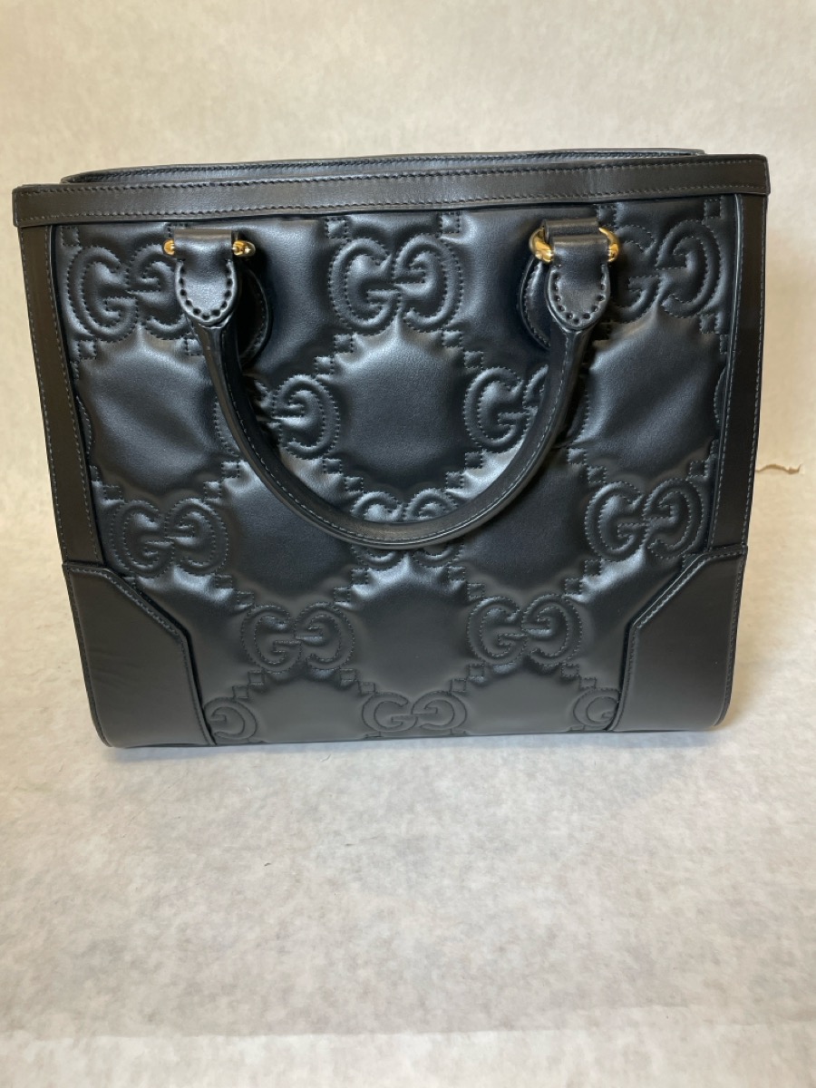 GUCCI GG MARMONT LARGE MATELASSE TOP HANDLE BAG Like New | Buya