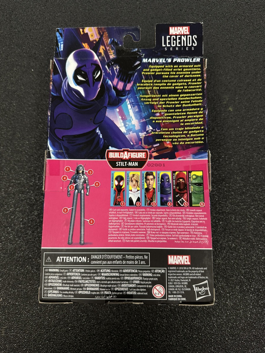 Marvel Legends Spider-Man 6 Inch Action Figure BAF Stilt-Man - Prowler ...