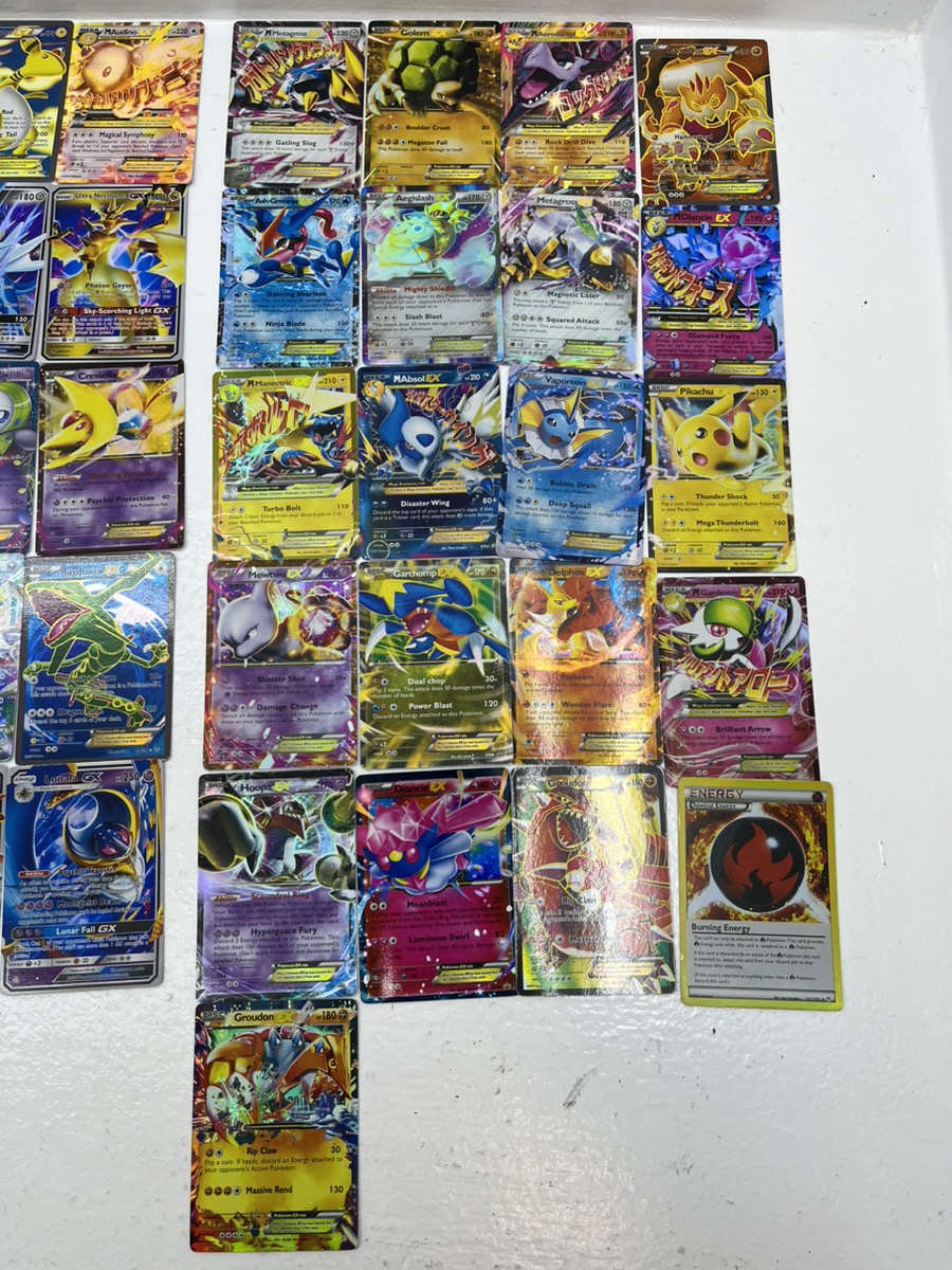 Pokemon TCG EX GX Holo Ultra Rare Full Art Mega Kangaskhan Venusaur Mew ...