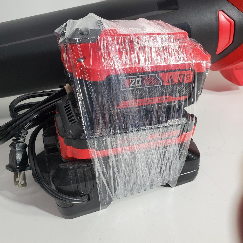 CRAFTSMAN CMCBL700.20V RED BLOWER W/2 BATT/CHARGER Very Good | Pawn 1 ...
