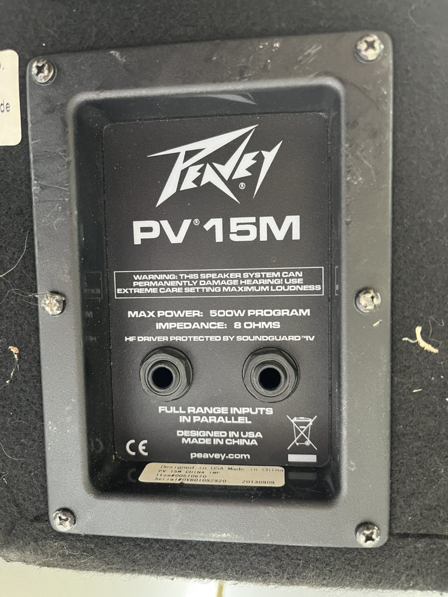 PEAVEY MONITOR PV-15M Very Good | Pawn 1 | Spokane | WA