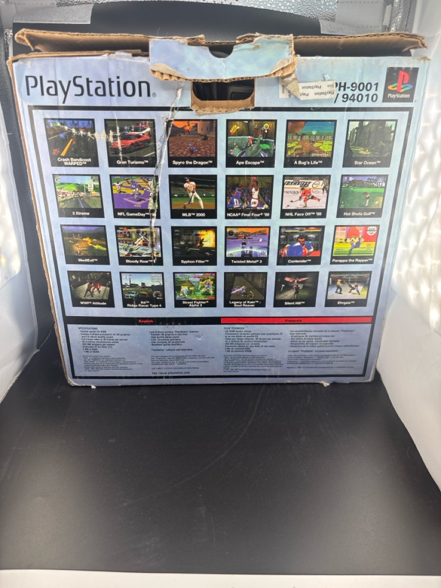 J06-SONY PLAYSTATION 1 - ORIGINAL - 1ST GENERATION ORIGINAL BOX Like ...