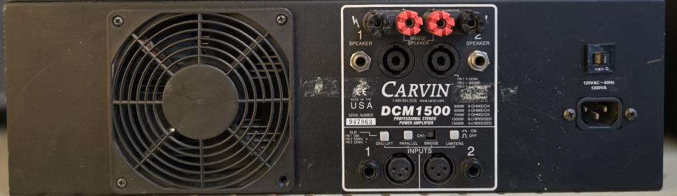 Carvin DCM 1500 Power Amplifier Good | Pawn Central | Iowa | Illinois