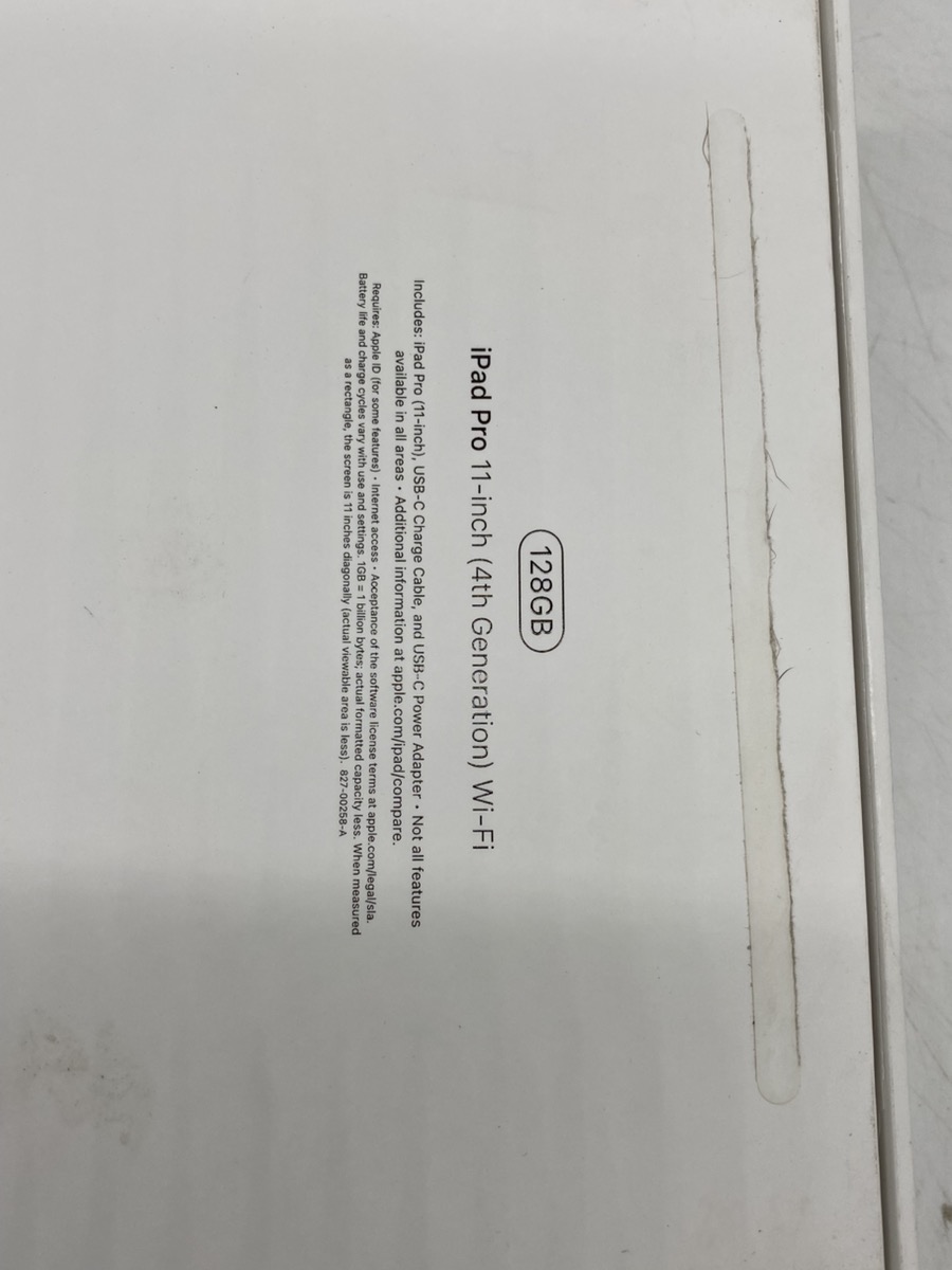 Apple A2759 Ipad Pro 4th Gen 11" 128gb Touchscreen Tablet Good | Buya