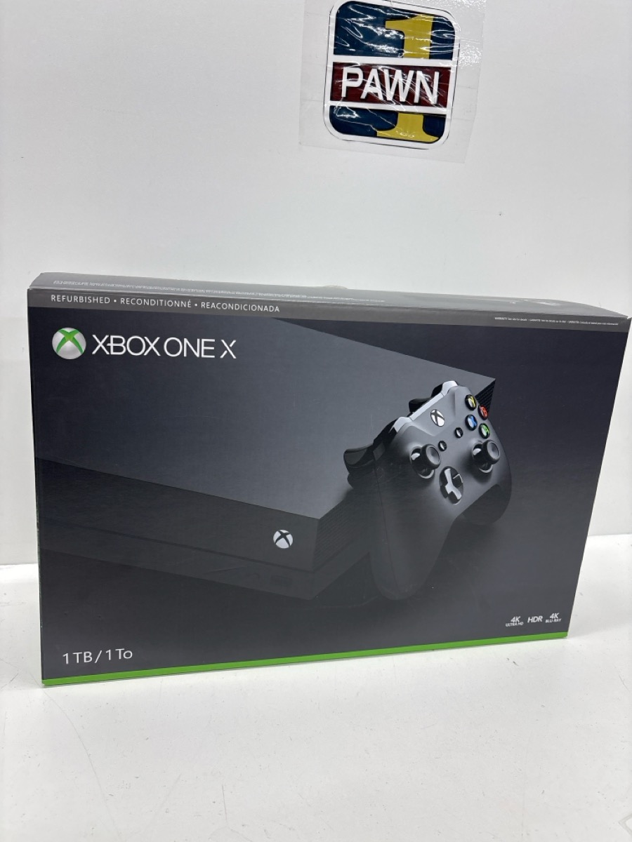 MICROSOFT XBOX ONE X - CONSOLE - 1TB - 1787 Very Good | Pawn 1 ...