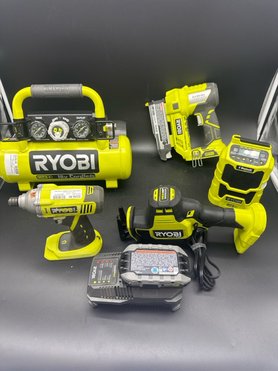 RYOBI ONE+ 5 PC COMBO 1X2AH BAT Good | Buya