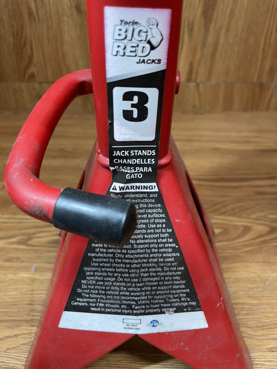 BIG RED TOOLS 3 TON JACK STANDS Acceptable | Buya