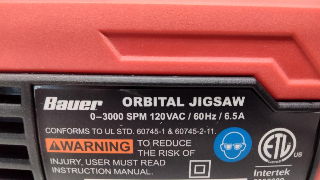 BAUER TOOLS ORBITAL JIGSAW Like New | Pawn 1 | Spokane | WA
