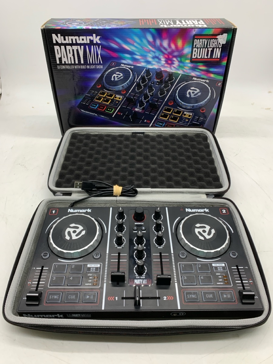 Numark Electronics Party MIX USB Digital Turntable DJ Mixer Very Good ...